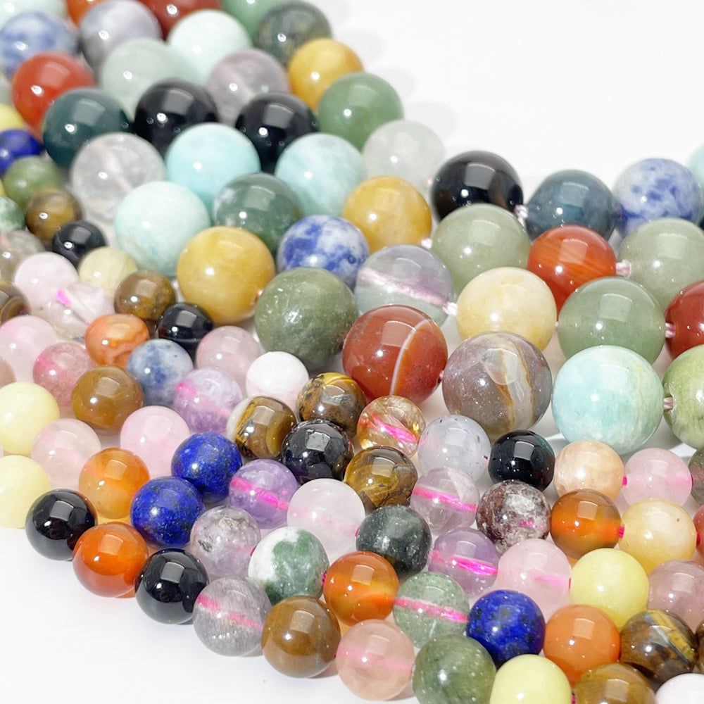 6MM 8MM 10MM MIX Color Natural Round beads – DIYkitsforu